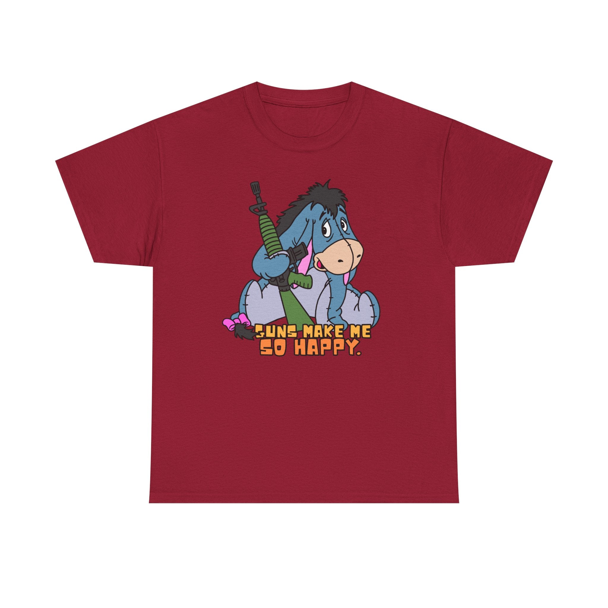 Eeyore Guns Make Me So Happy! Unisex Heavy Cotton Tee – Yankee's Swag ...